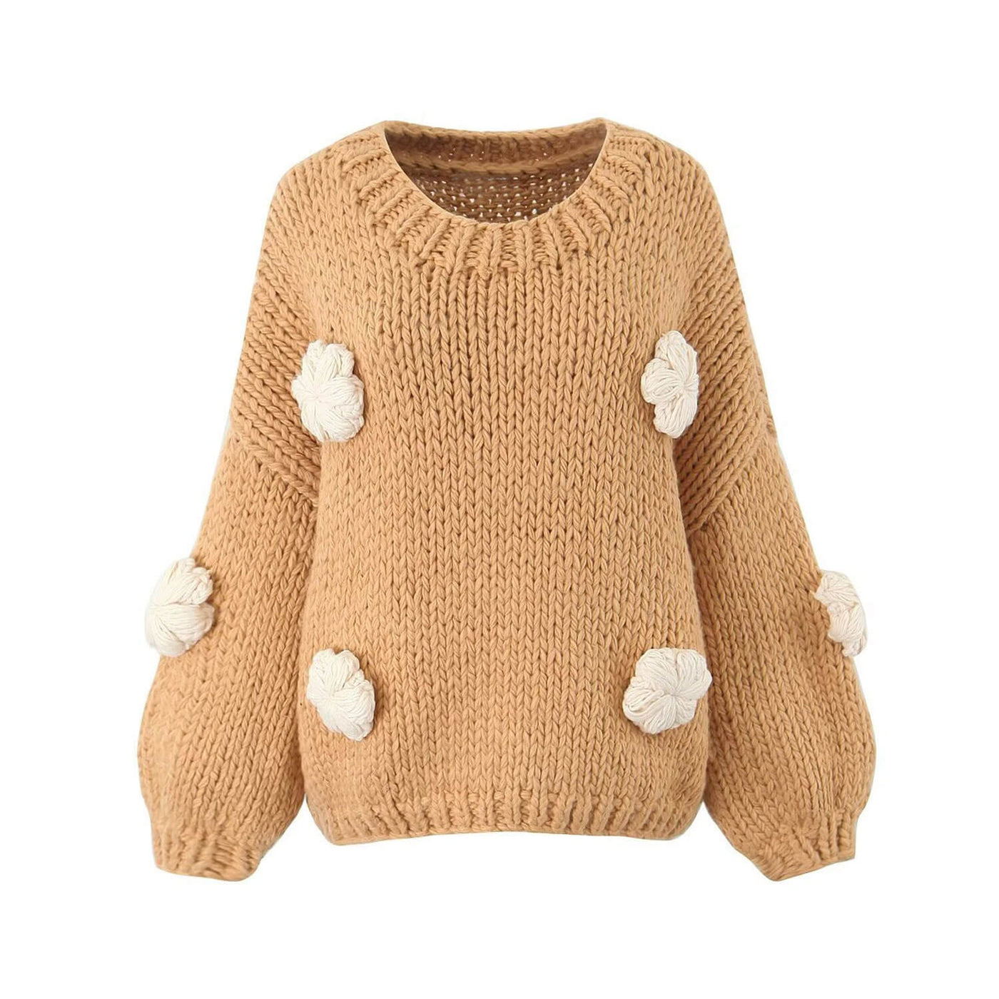 cute-3d-flower-puff-sleeve- cute-3d-flower-puff-sleeve-